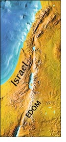 Where is Edom today in reference to Malachi 1:4-5?