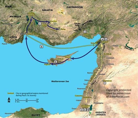 What happened on Paul's first missionary journey? | NeverThirsty