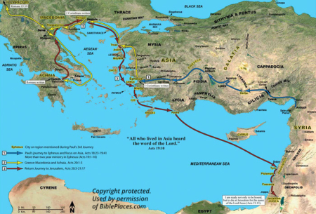 What happened on Paul's third missionary journey? | NeverThirsty